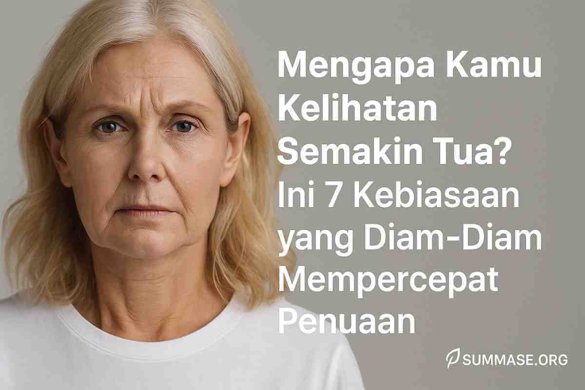 Mengapa Kamu Kelihatan Semakin Tua? Ini 7 Kebiasaan Yang Diam-diam ...