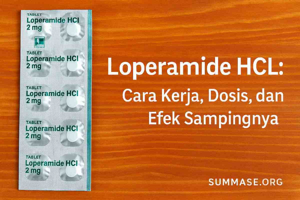 Loperamide HCL: Cara Kerja, Dosis, Dan Efek Sampingnya | Summase.Org